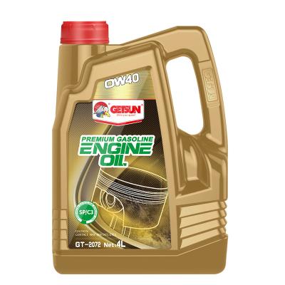 China Heat Dissipation Gasoline Fuel Additives Engine Oil Superior Lubrication 4L for sale