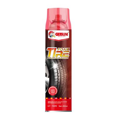 China Deep Black PH Neutral Car Wash Shampoo Tire Foam Polish Spray For Ceramic Coating for sale