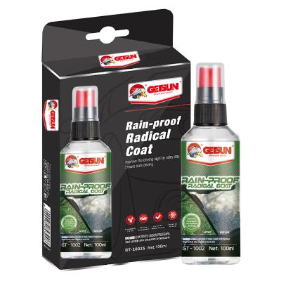 China Transparent Fluoro Plastic Rainproof Radical Coat Kit Anti Fog Windshield Spray for sale