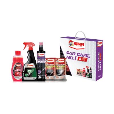 China No.1 Exterior Interior Car Detailing Kit Spray Wax UV Resistant High Gloss for sale