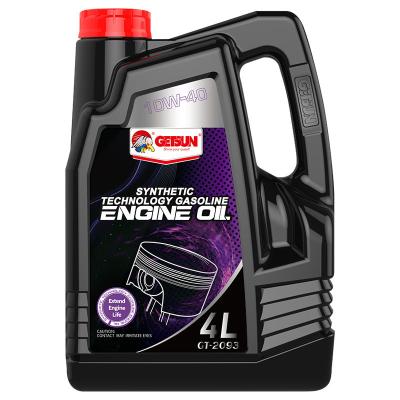 China GT-2093 Synthetic Technology Engine Oil SL 10W40(4L) for sale