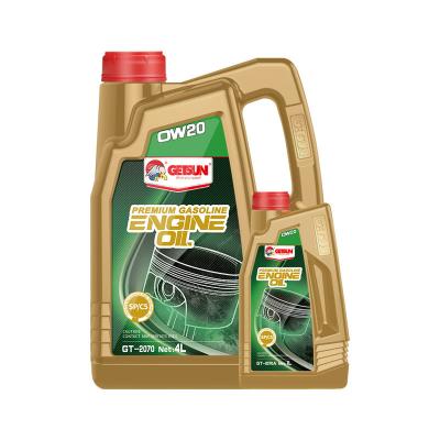 China 0W-20 Synthetic Oil Supplier Long Chain Additives for Peak Performance for sale