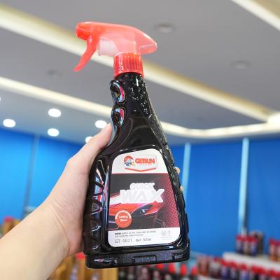 China GETSUN Silicone and Carnauba Car Spray Wax Long-Lasting Shine for sale