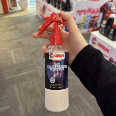 China Getsun Leather Shines & Protects High Gloss Leather Protectant Spray Car Care for sale