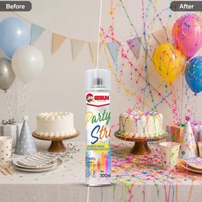 China GETSUN Colorful Party String Spray For Events And Celebrations for sale