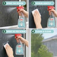 China Window Screen Cleaner Door Screen Cleaner Mesh Cleaning Spray For Dust Oil Stain Removal for sale