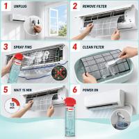 China 525ml Household Air Conditioner Coil Cleaner Spray for Coils Fins and Filters for sale