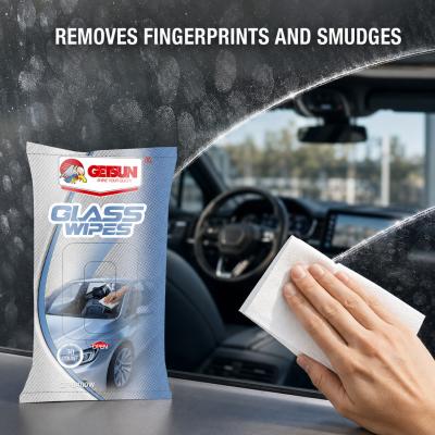 China Glass Cleaner Wipes for Car Windows and Mirrors for sale