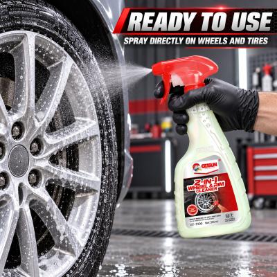 China GETSUN GT-9100 2-in-1 Wheel & Rim Cleaner Spray 500ml for sale