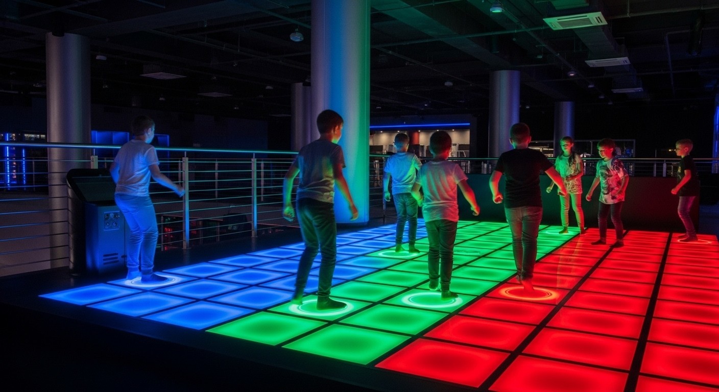 interactive led floor