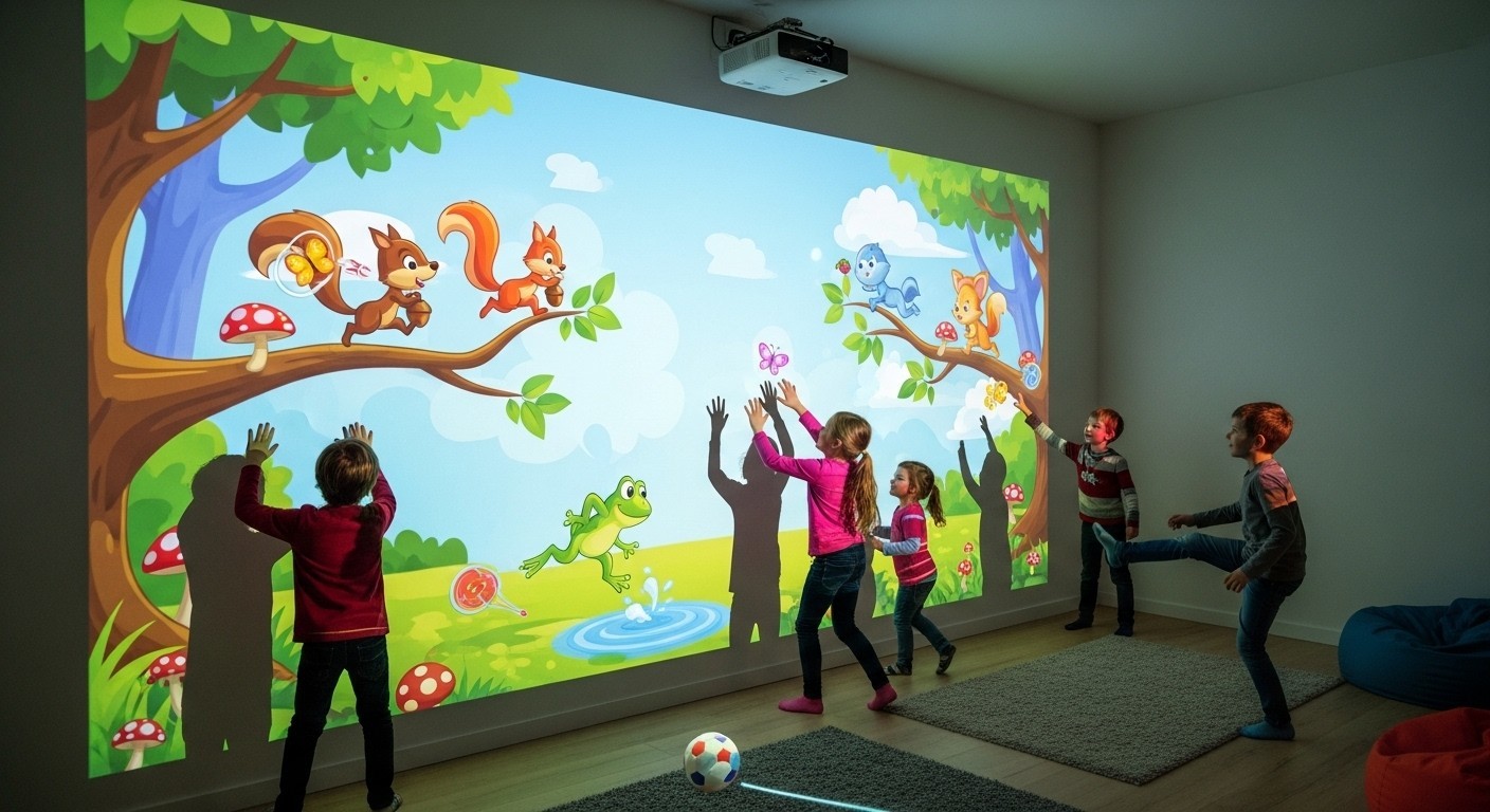 Interactive Wall Projection Game