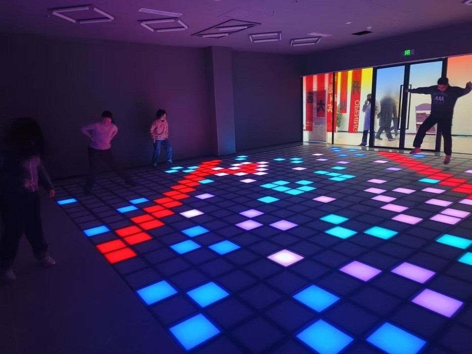 interactive LED floor game