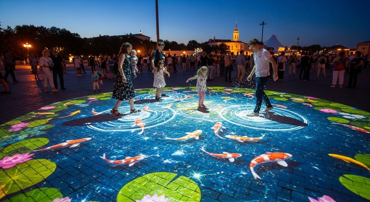Interactive Floor Projections at Cultural and Tourism Attractions