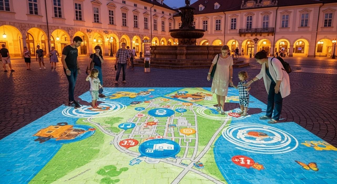 Interactive Floor Projections at Cultural and Tourism Attractions