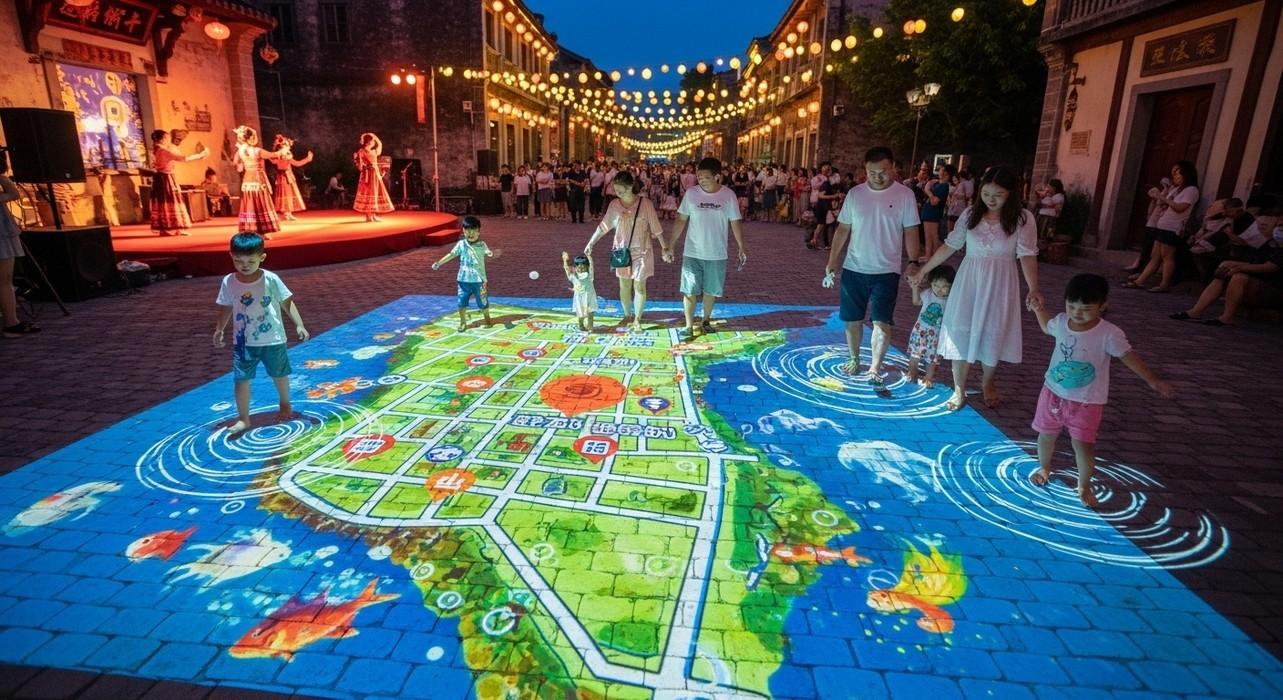 Interactive Floor Projections at Cultural and Tourism Attractions