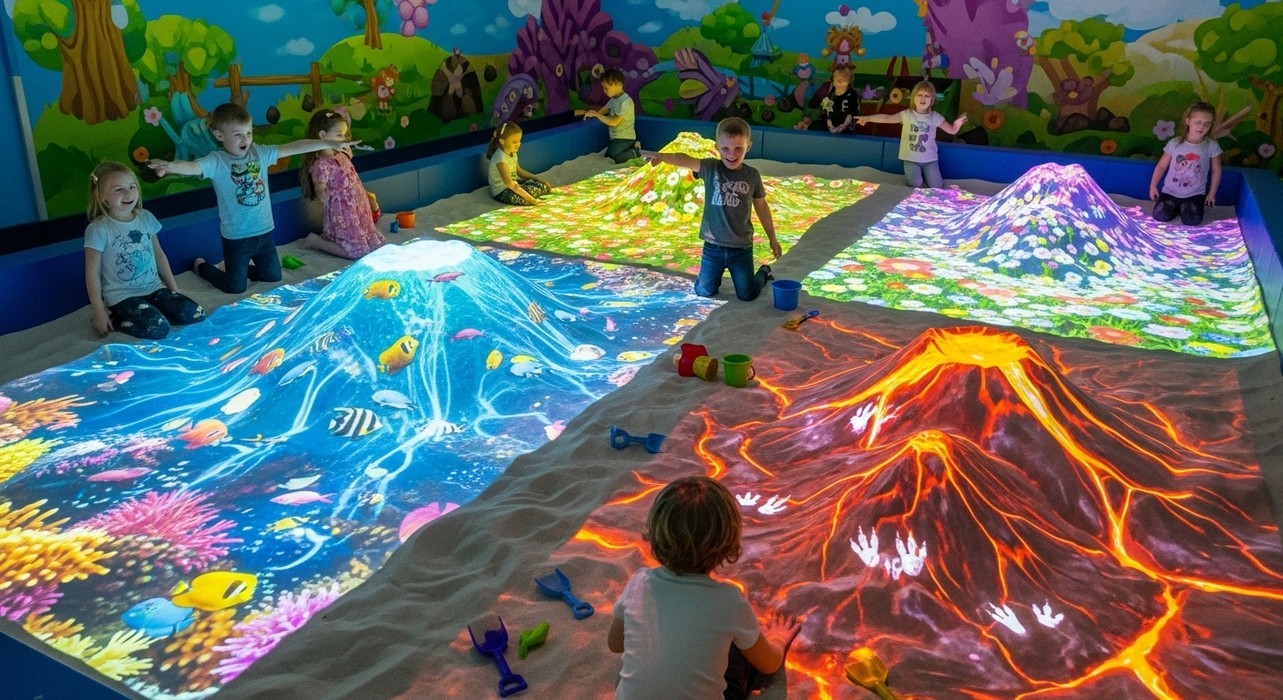 Interactive Sandbox Projection