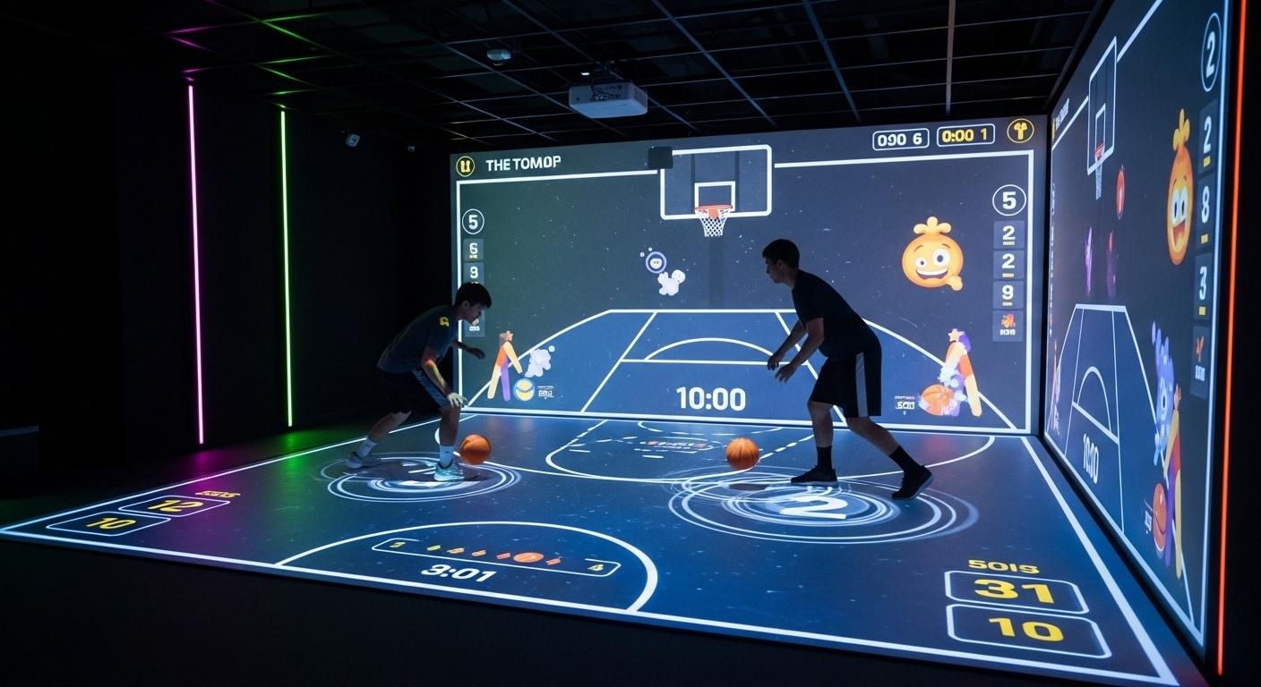 interactive projection sports games