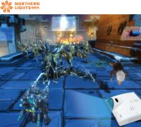 China 3D Holographic Projection Mechwarrior Projector Interactive Wall For Child for sale