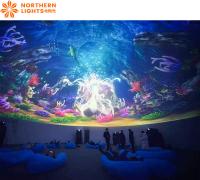 China Full Dome Projection System Simulator Cinema Dome Video Projection Indoor for sale