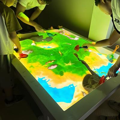 China Source Factory Ar Interact Multi Player Game Interactive Sand Table Projection for sale