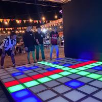 China NEW Active Game Interactive Rgb Led Floor Game Led Dance Floor Interactive Game for sale