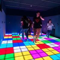 China Waterproof IP65 30cm*30cm Rgb Interactive Active Game Led Dance Floor for sale
