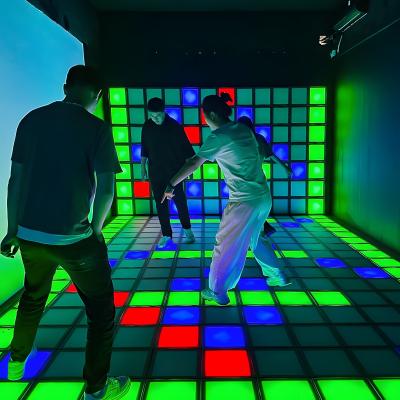 China Factory 30x30cm Activate Game LED Dance Floor Outdoor Activity Games For Children for sale