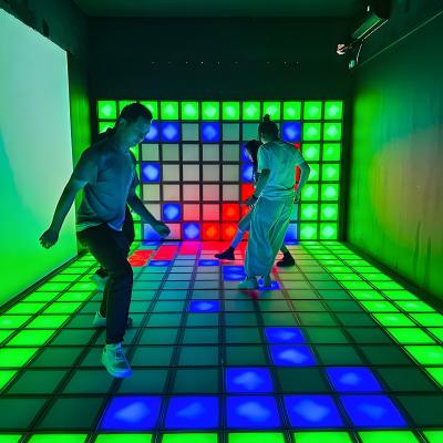 China Northern Lights Activate Game Led Floor 30x30cm Interactive Light Active 300+ Game for sale