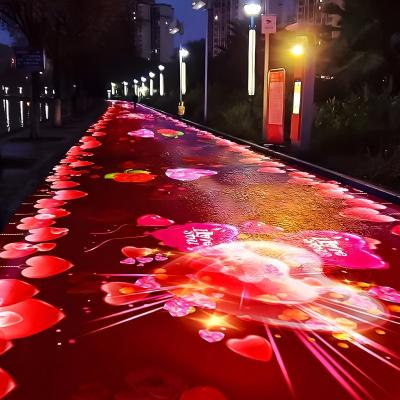 China Hologram Infrared Sensor Interactive Floor Projector For Park for sale