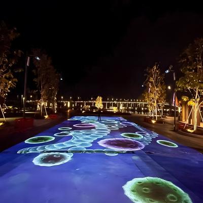 China Waterproof Multiple Themes Interactive Ground Projection Game System for sale