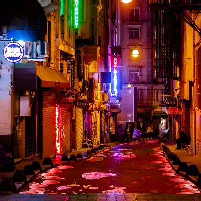 China Digital Interactive Floor Projection Mapping Outdoor Lighting Interactive Floor Projector for sale