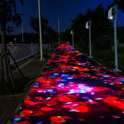 China Amusement Park 3D Holographic Laser Floor Projector for sale