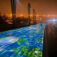 China Multi-Channel Interactive Floor Projection For Festivals Outdoor Events In Parks for sale