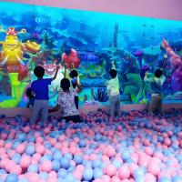China Amusement Interactive Projection Wall Smash Ball Ar Projector Interactive Wall Projection for sale