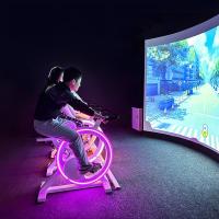 China Interactive Sport Bike Digital Experience Hall Intelligent Bicycle Interactive System Ar Bicycle Game for sale