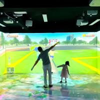 China Interactive Hologram Wall 3D Holographic Projector For Hotel Decoration for sale