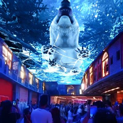 China Northern Lights Holographic Projection Sky Screen Immersive Projector For Museum for sale