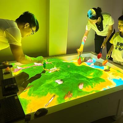 China 1024*768 Projector Sand Table Interactive Projection Game 3400 Lumens for sale