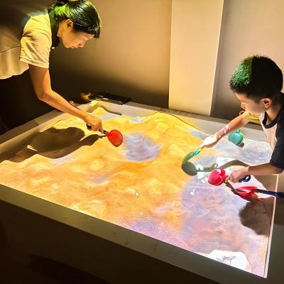 China Interactive Magic Sandbox Game System Ar Sand Table Interactive Projection for sale