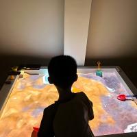 China Interactive Sandbox Projector Ar Games Smart Interactive Sand Table Projection for sale