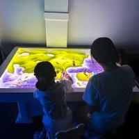 China 3400 Lumens Sand Table Projector Childrens Projection Mapping Games for sale