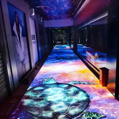 China Restaurant Interactive Games Projector Holographic Floor Projection for sale