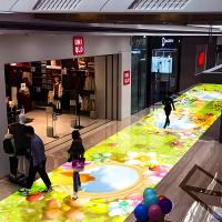 China Immersive Indoor Interactive Floor Projection Interact Floor for sale