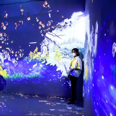 China Indoor Interactive Hologram Immersive Banquet Hall Projector System for sale