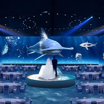 China Indoor 3d Immersive Restaurant Interactive Holographic Projection for sale