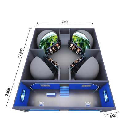 China Customized Made 360 Degree Dome Projector Screen 360 Degree Projection Screen for sale