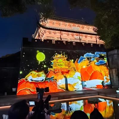 China Outdoor Building 3d Laser Projection Mapping With Video Mapping Projector for sale