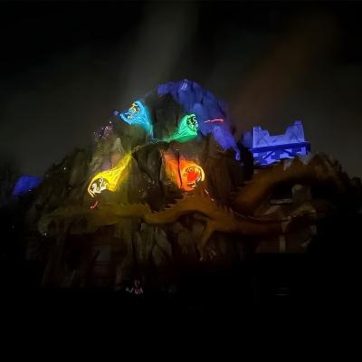 China 3d Video Dynamic Outdoor Building Construction Projection Mapping Projector for sale