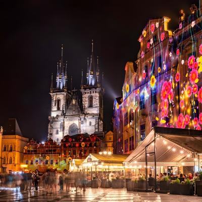 China Outdoor 3d Projection Mapping With Video Screen On Wall Decorate Building House for sale