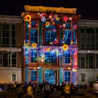 China House Interactive Projection Mapping Show Projector Interactive Wall for sale